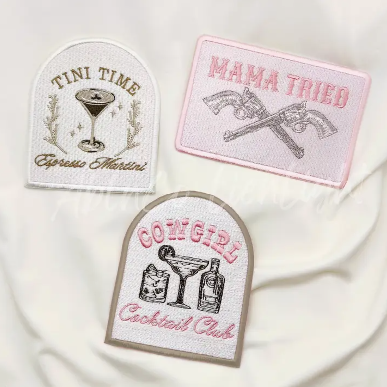 Cowgirl Cocktail Club Patch – Attachments & Sage