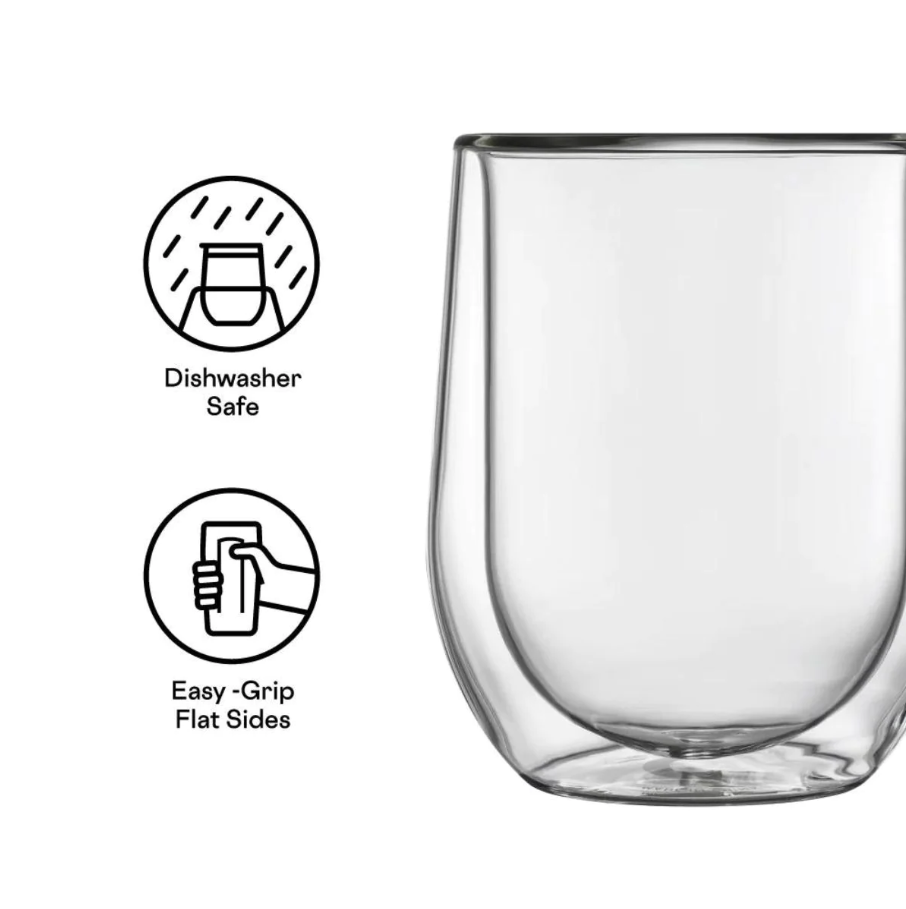Prism Stemless Glass Set (2) – Attachments & Sage