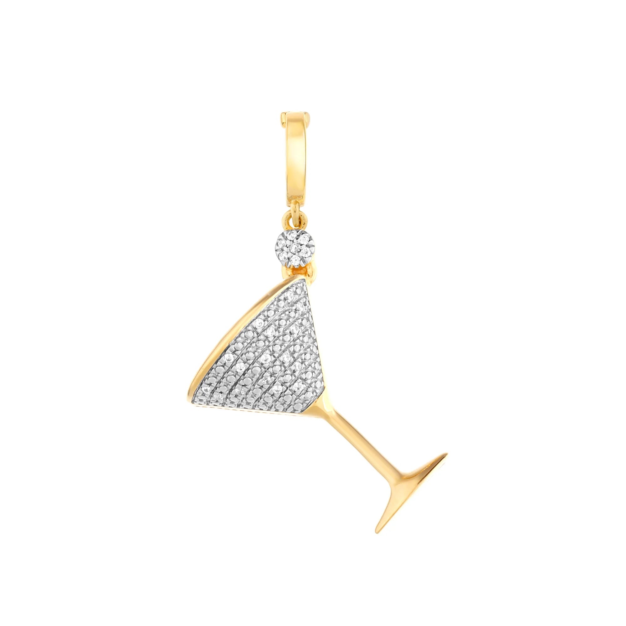 Martini Charm - Gold – Attachments & Sage