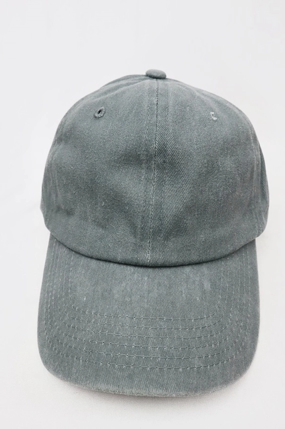 Classic Washed Baseball Cap - Grey – Attachments & Sage