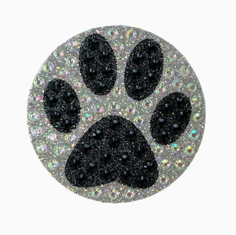Black Paw Print – Attachments & Sage