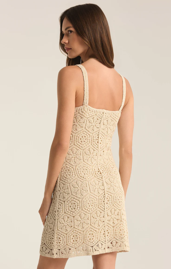 Allure Crochet Mini Dress – Attachments & Sage