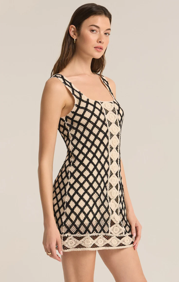 Playa Crochet Mini Dress – Attachments & Sage