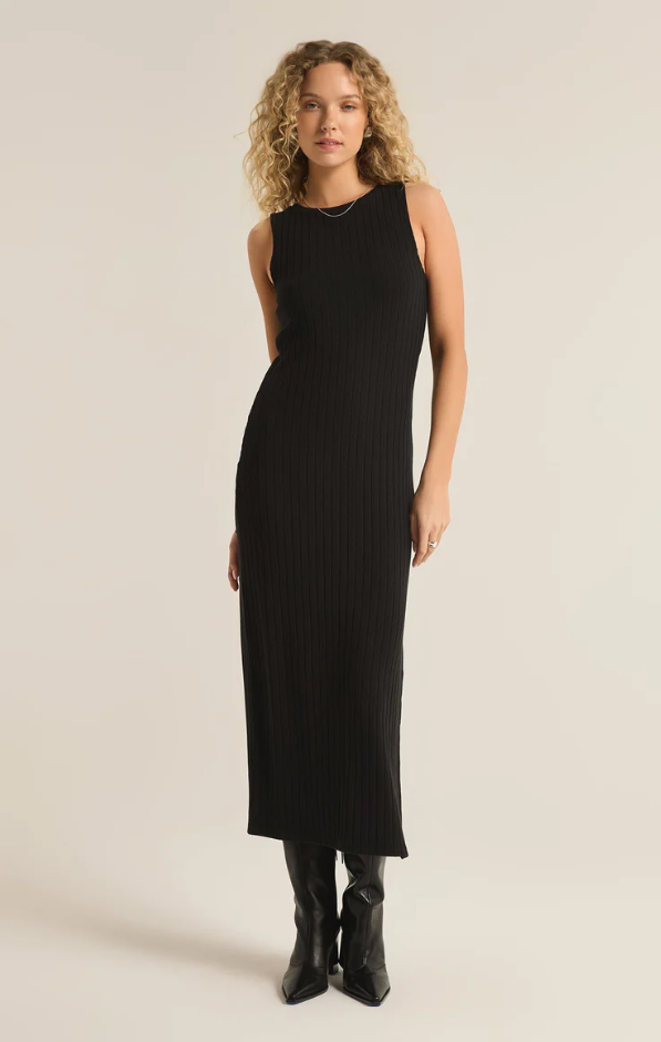 Raewyn Rib Midi Dress – Attachments & Sage