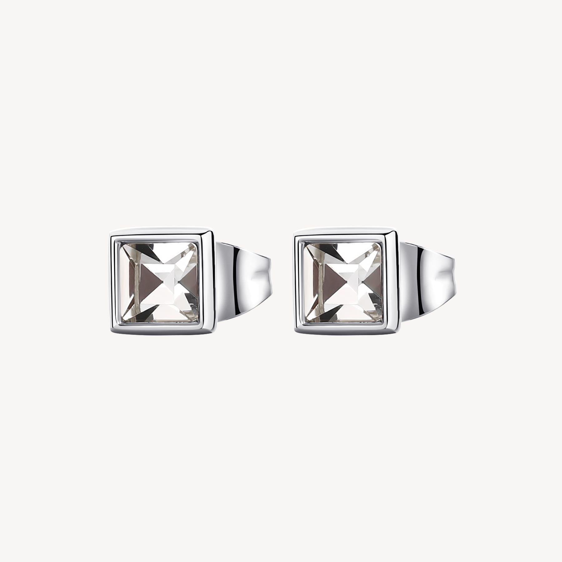 Emphasis Square Crystal Studs – Attachments & Sage